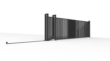 Bi-Sliding Track Gate
